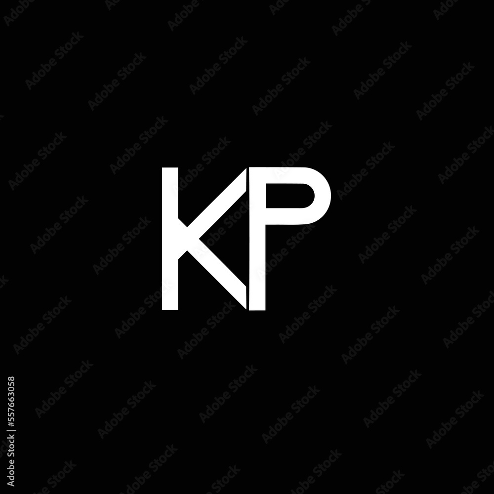 KP KP Logo Design, Creative Minimal Letter KP KP Monogram Stock Vector ...