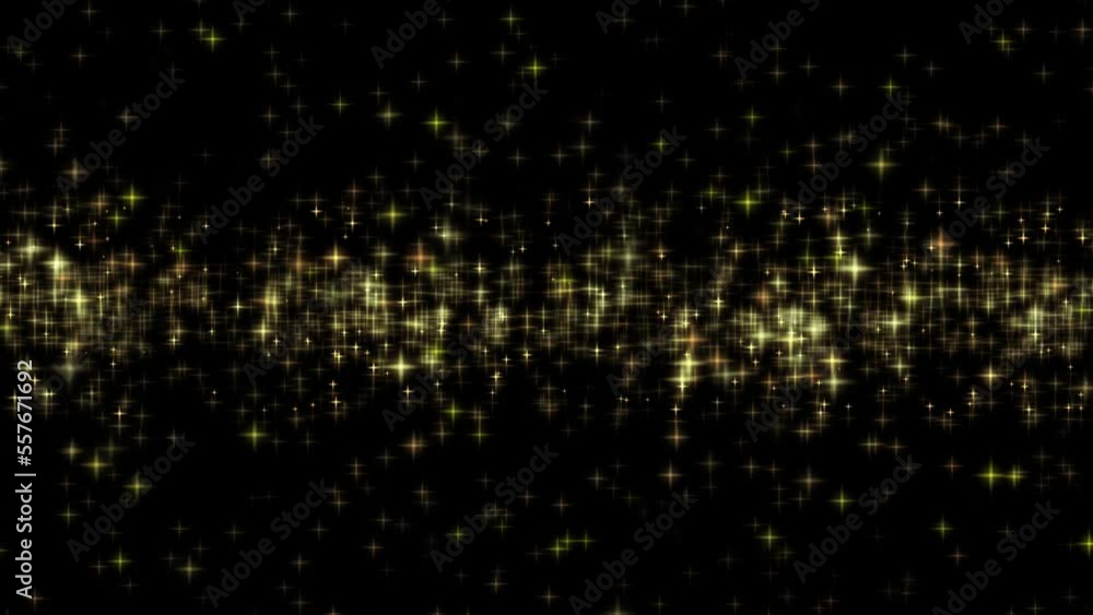 Light Shine Golden Stars Background. Glittering Star Texture For ...