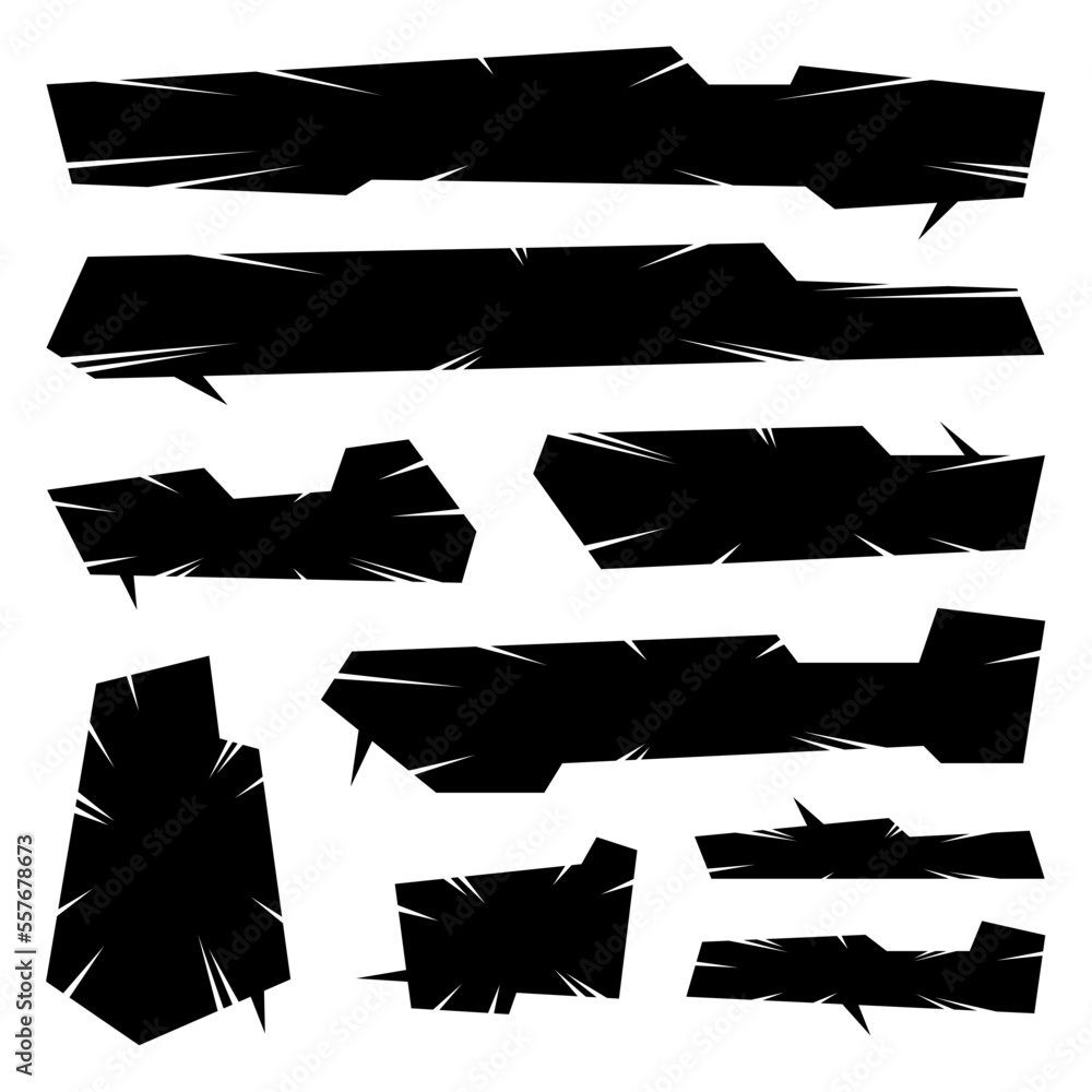 Vector Collection Set of Dialog Box Designs Stock Vector | Adobe Stock