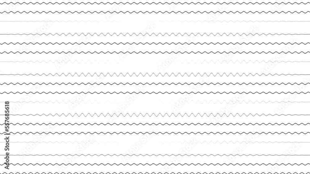 illustration of an background with wavy lines Stock Video | Adobe Stock