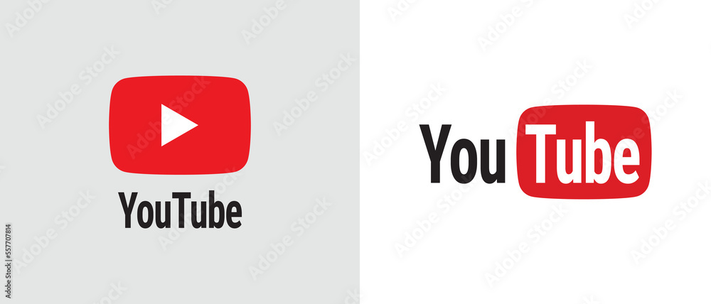 Youtube logo vector editorial app icons Stock Vector | Adobe Stock
