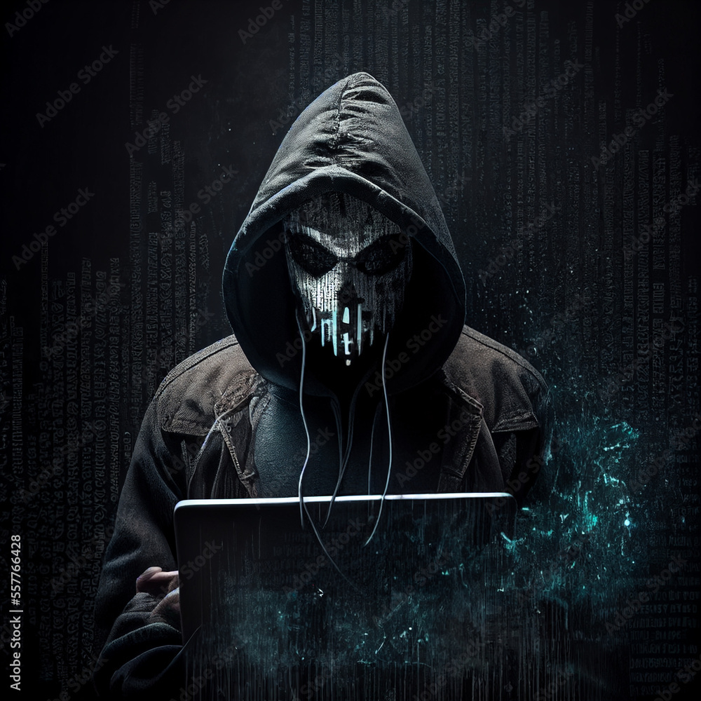 The Masked Hacker: An Illustration of Cybercrime in the Digital Age (Ai ...