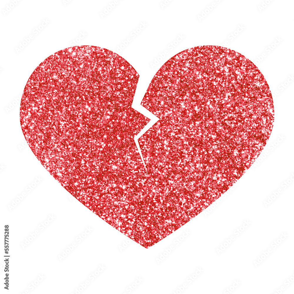 Glitter Heart Clipart, Heart Clipart PNG Stock Illustration | Adobe Stock
