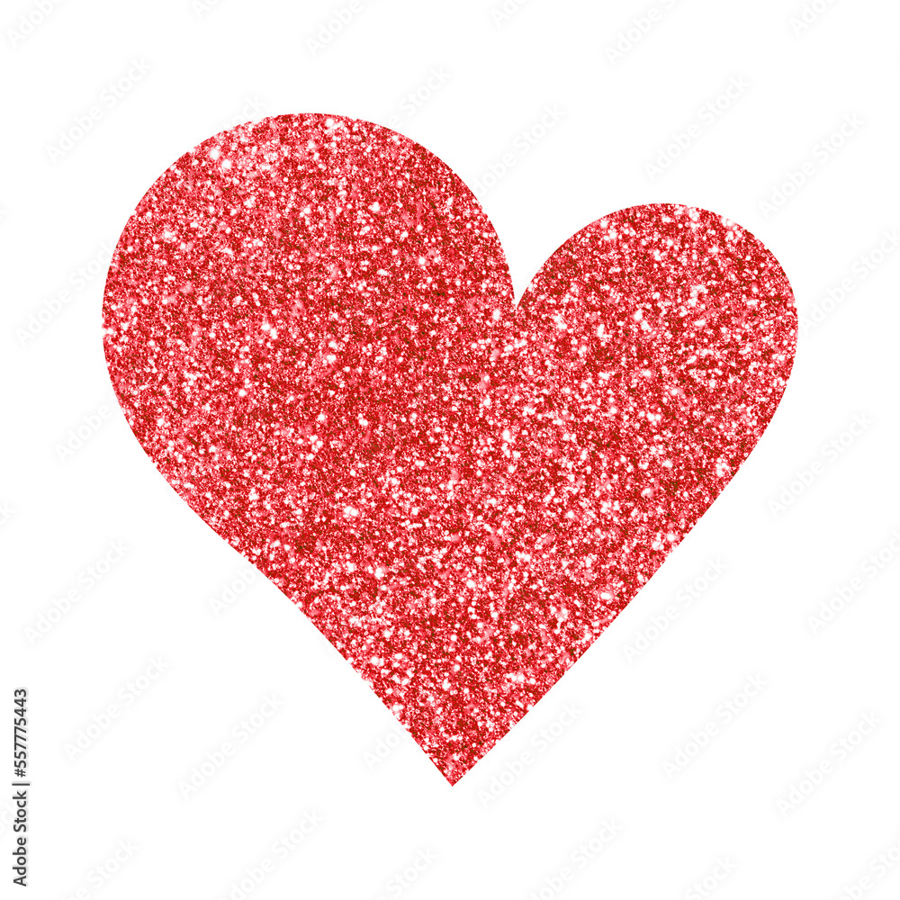 Glitter Heart Clipart, Heart Clipart PNG Stock Illustration | Adobe Stock