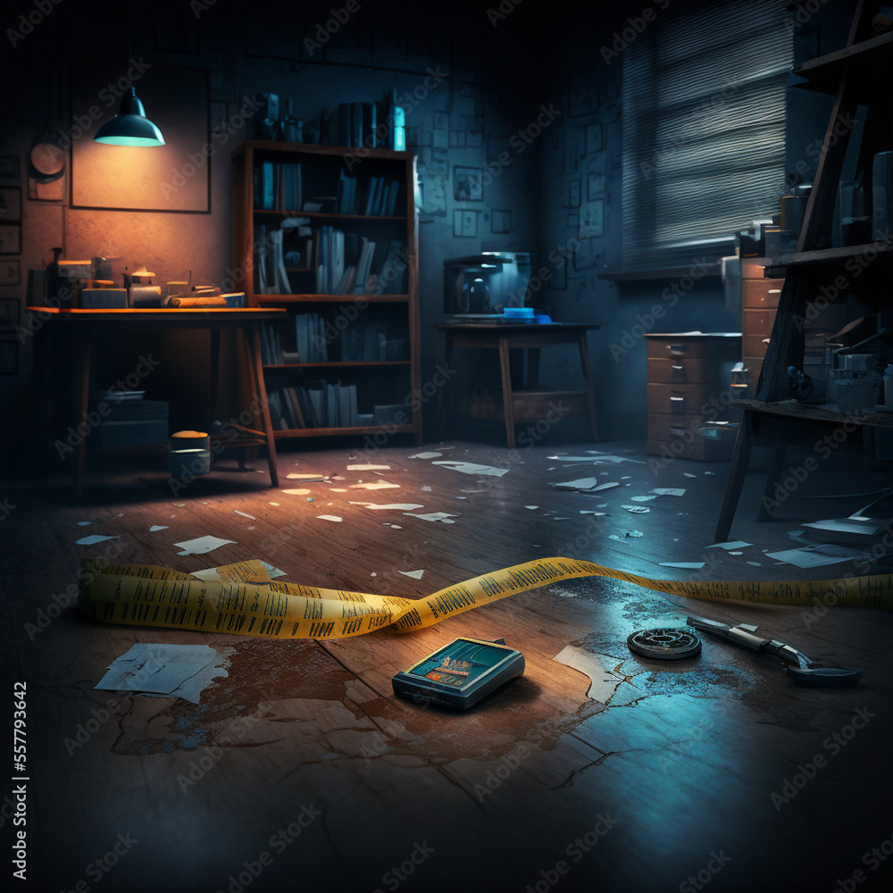 Crime scene, interiors, decoration, background, scene, wallpaper ...