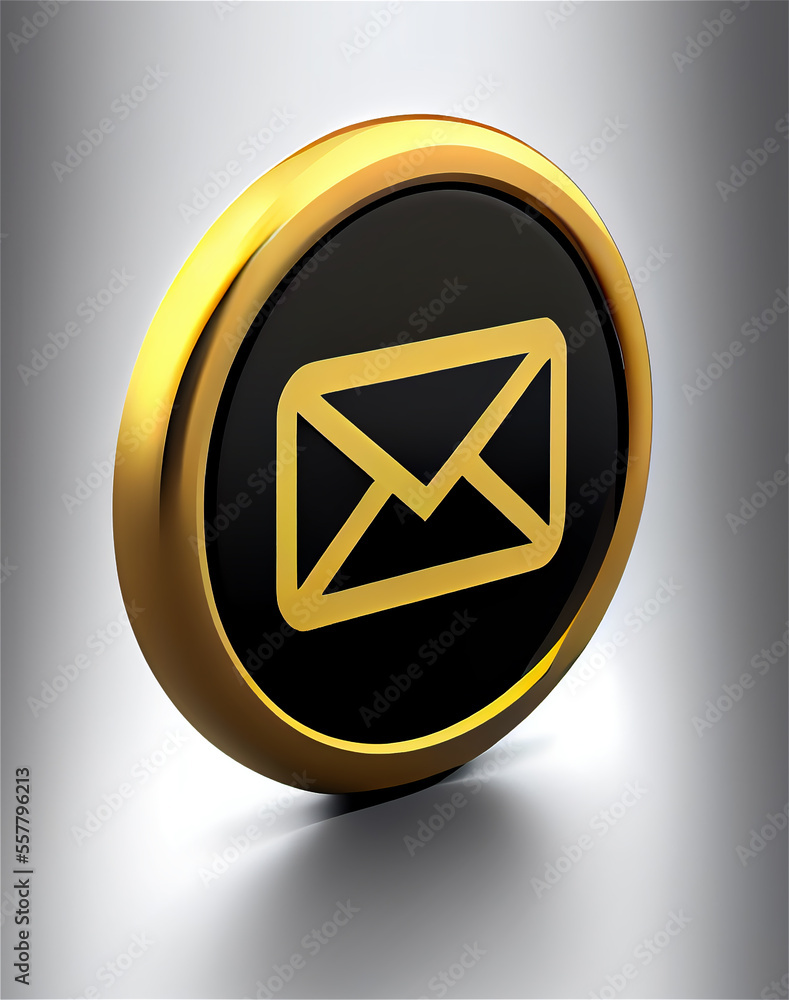 Email notification icon, original looking emoji ideal for messages ...