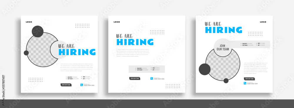 Vecteur Stock We are hiring job vacancy social media post banner design ... Vecteur Stock We are hiring job vacancy social media post banner design ...