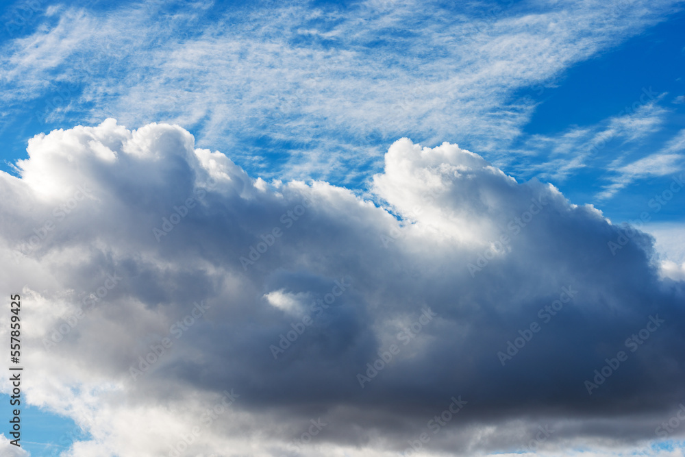 Photography of beautiful cumulus clouds or cumulonimbus and ...