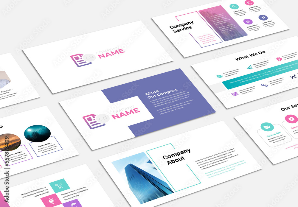 Presentation Slide Design Stock Template | Adobe Stock