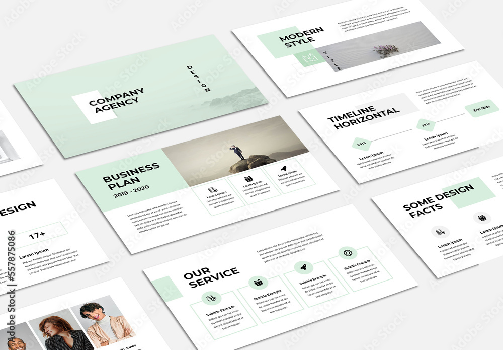 Modern Business Presentation Design Layout Stock Template | Adobe Stock