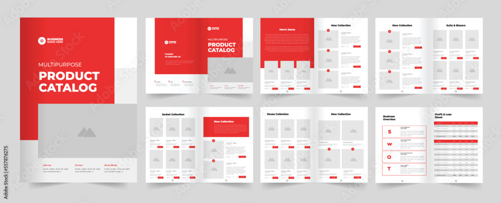 Catalog and catalogue design, a4 print ready catalog. Product catalog ...