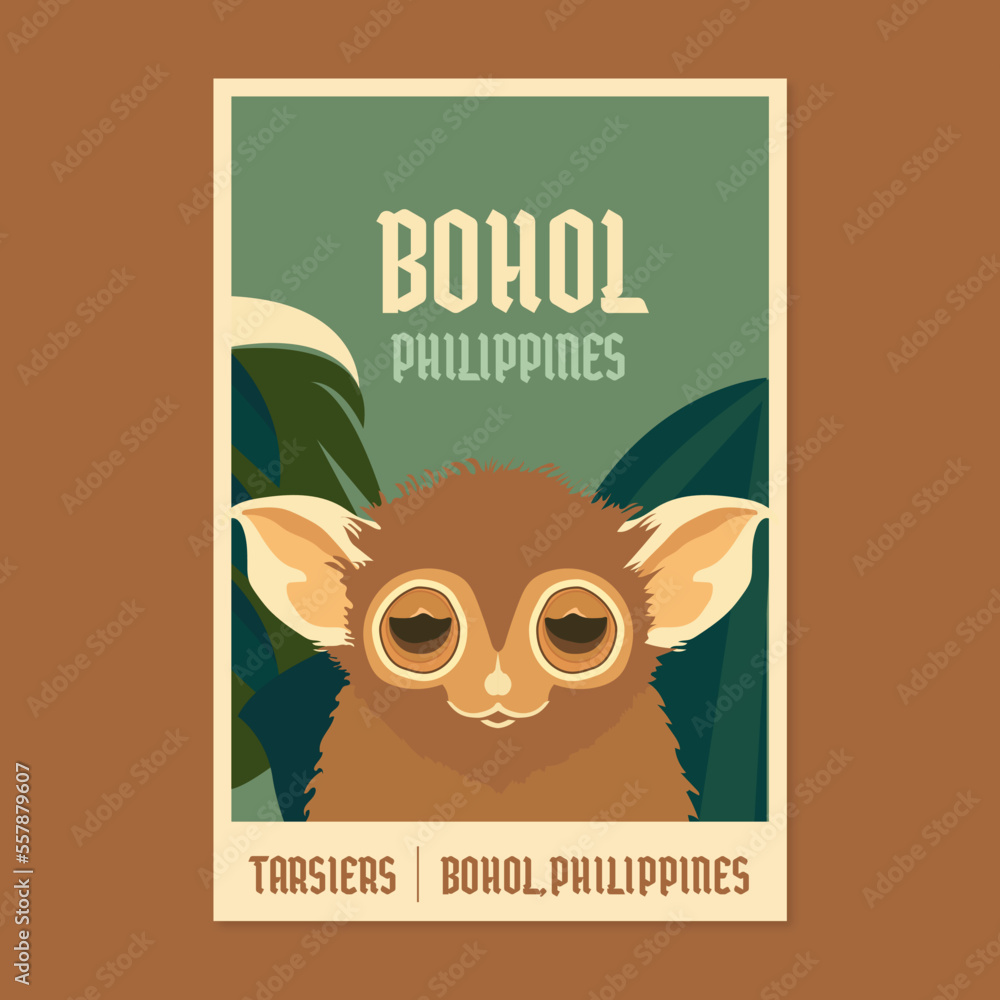 Travel Poster of Bohol, Philippines - Minimalist Philippines Poster ...
