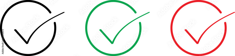 check mark icon with transparent background, vector illustration Stock ...
