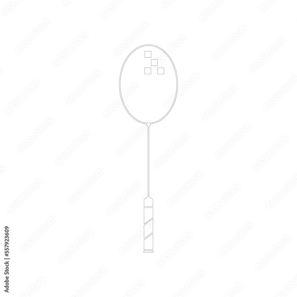 logo vector badminton racket design Stock Vector | Adobe Stock