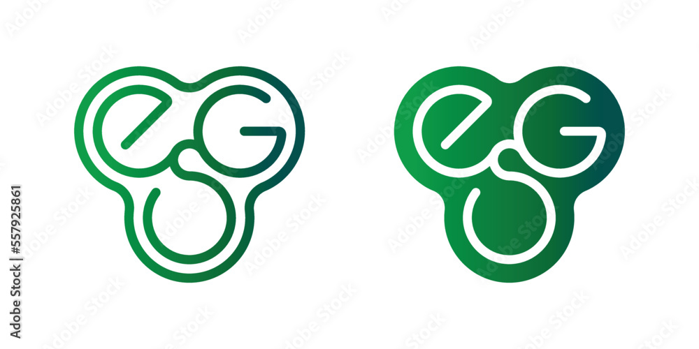 ESG Logo. Environmental Social Governance emblem concept Stock Vector ...