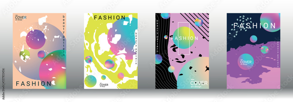 Future futuristic template with abstract forms for banner design ...