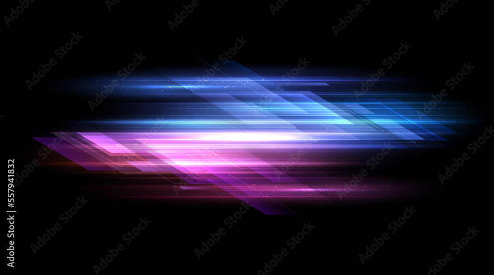 Modern abstract high speed lines overlapping. Dynamic motion effect ...