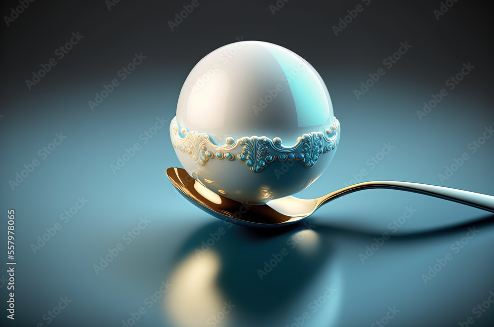 Yuan Xiao Jie, decorated Tang Yuan or rice ball dumpling in a gold ...