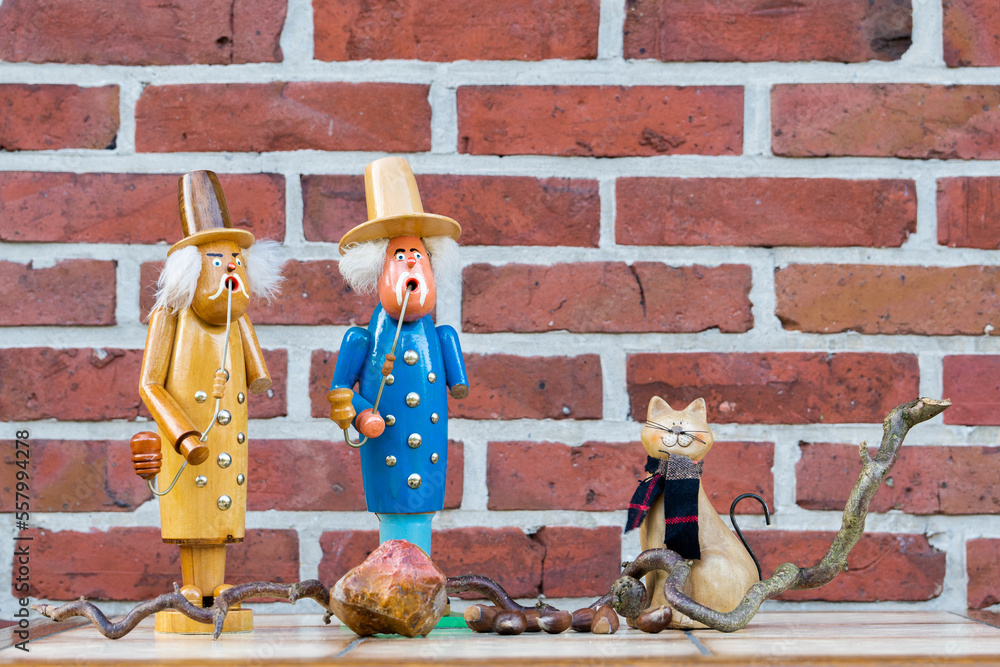 Vintage smoking oldies, vintage toys, wooden toys, vases on the ...