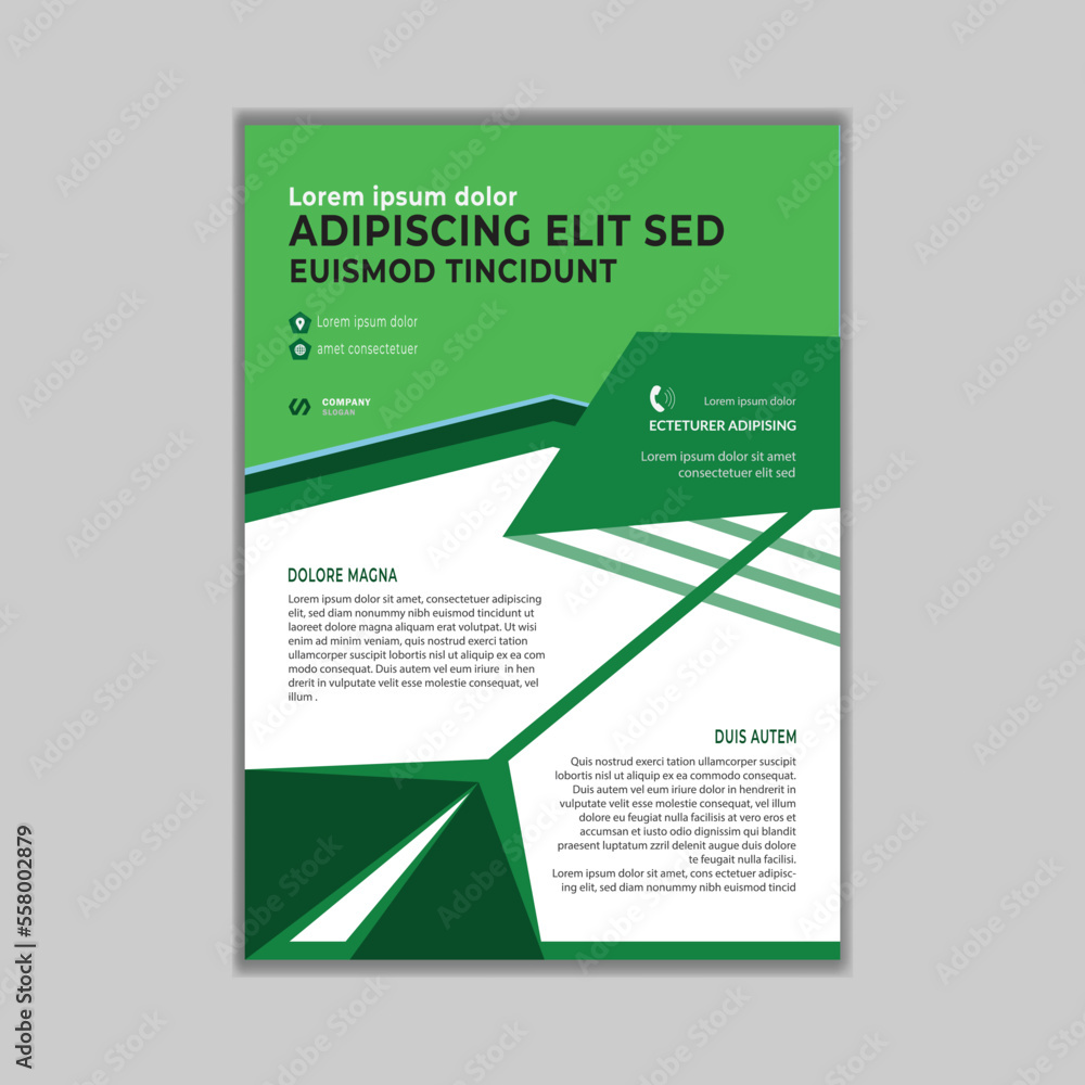 Vetor do Stock: Editable modern flyer design, Useable, Digital , Vector ...