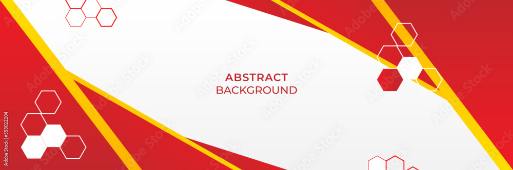 Red on white Background. Abstract background geometry and layer element ...