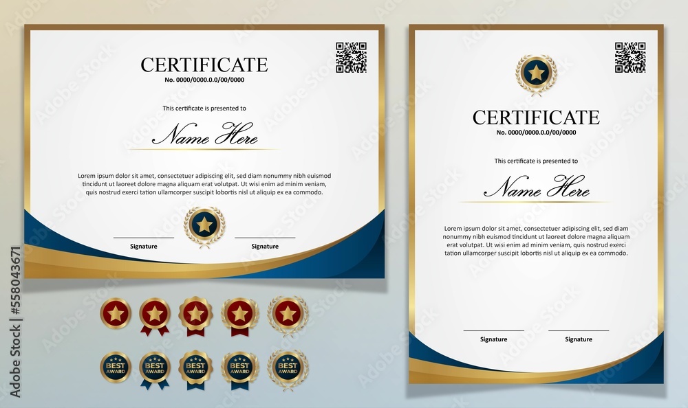Formal Certificate Template