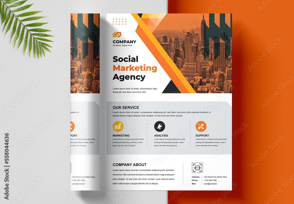 Modern Flyer Template Stock Template | Adobe Stock