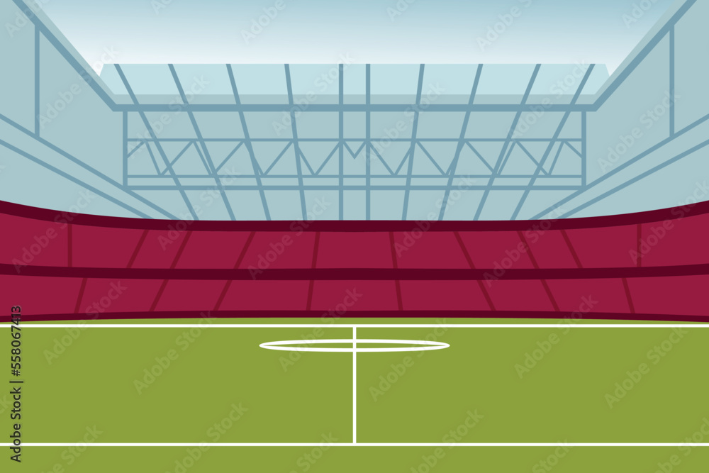 Soccer stadiums buildings. stadium line drawing illustration vector ...