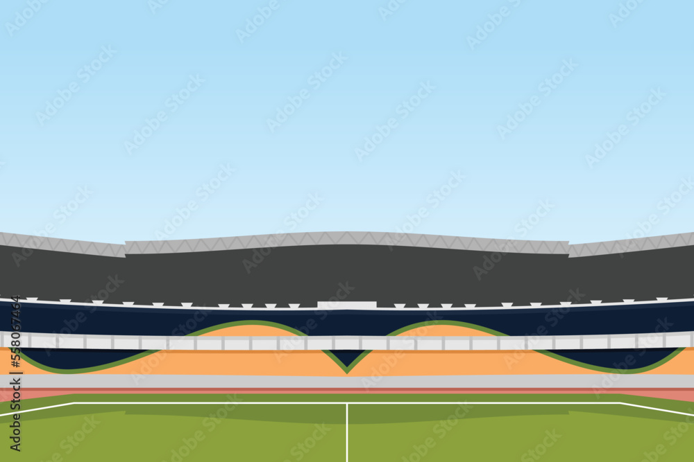 Soccer stadiums buildings. stadium line drawing illustration vector ...