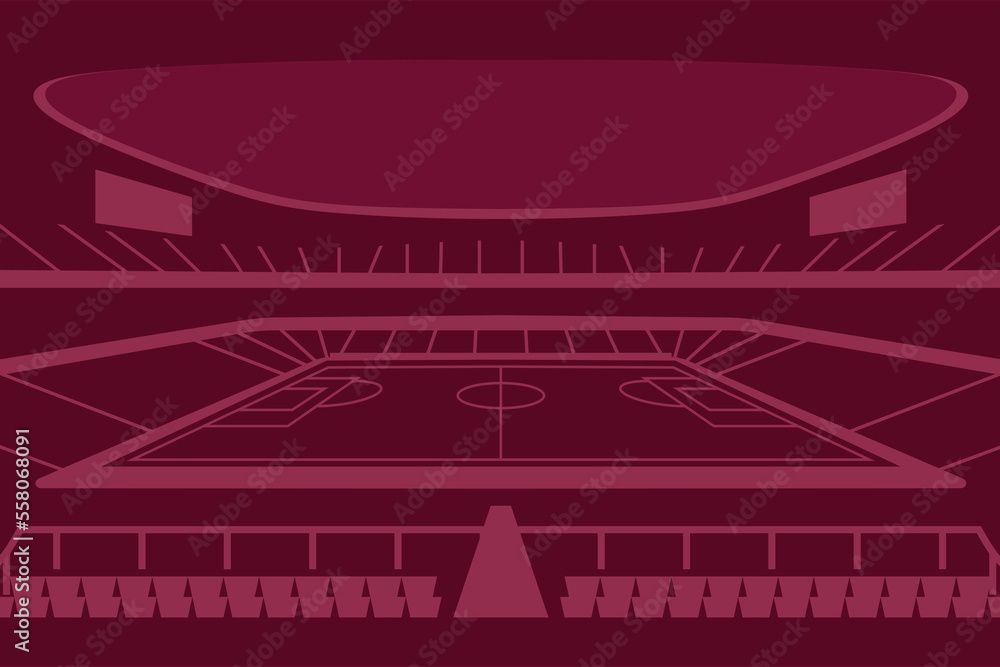 Soccer stadiums buildings. stadium line drawing illustration vector ...