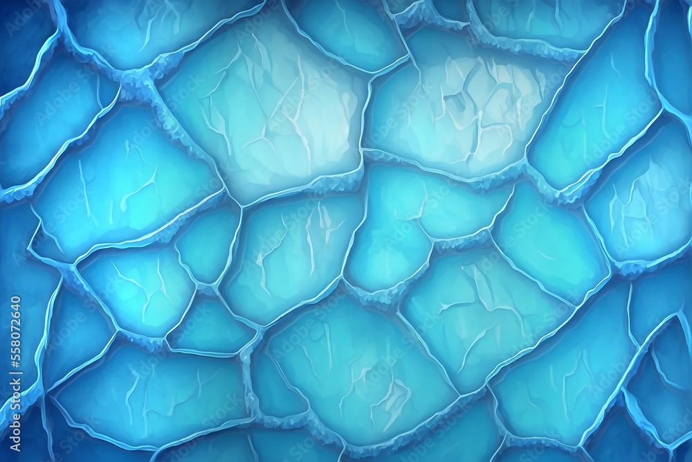Abstract ice texture illustration. Frozen water texture illustration ...