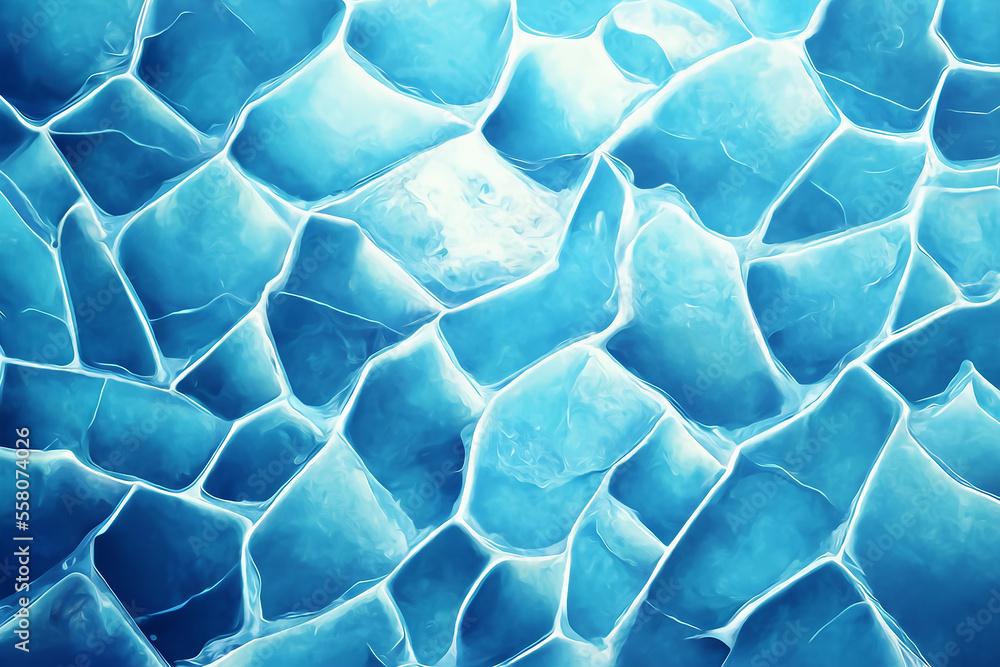 Abstract ice texture illustration. Frozen water texture illustration ...
