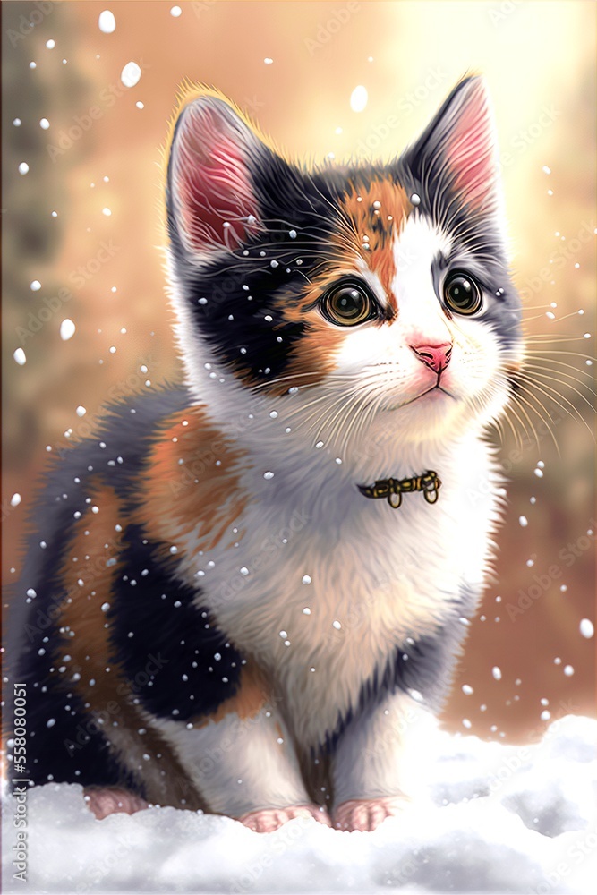 Cute Calico Cat
