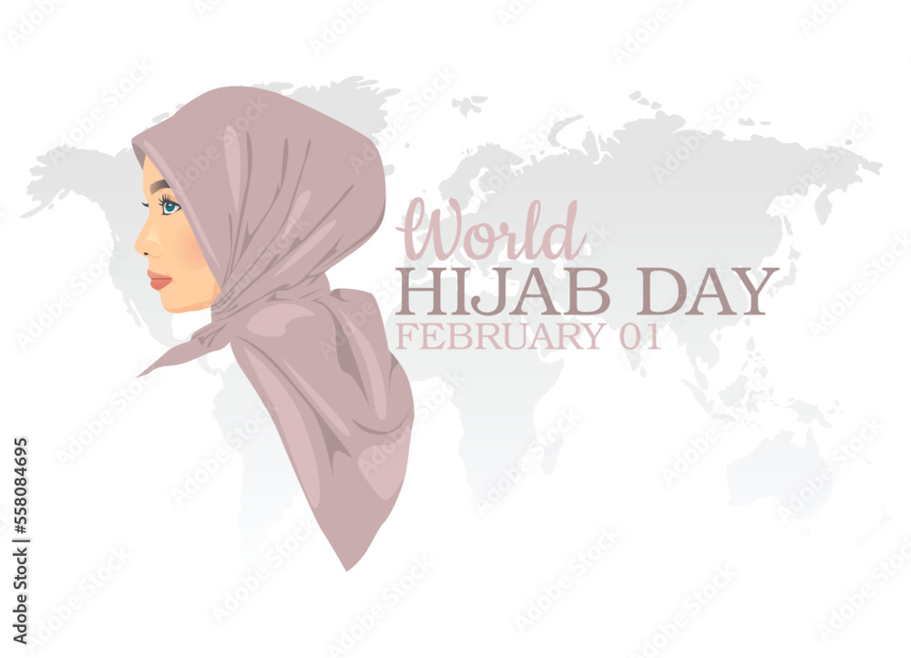 vector graphic of world hijab day good for world hijab day celebration ...
