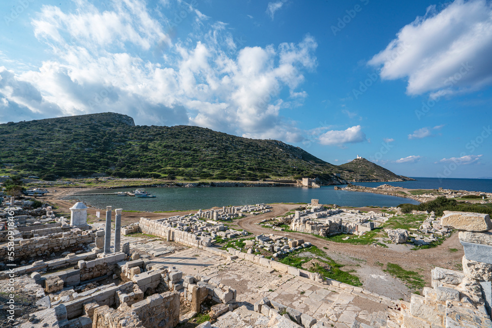 Amazing views from Knidos, which was a Greek city in ancient Caria in ...
