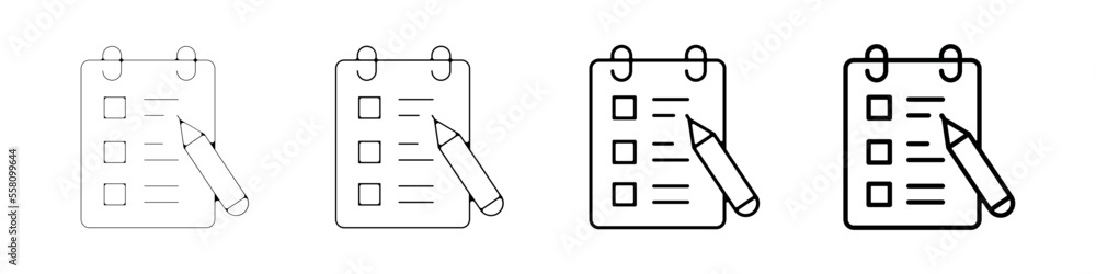 Vetor do Stock: Icone pictogramme symbole logo to do list et liste a ...