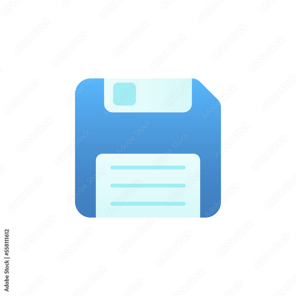 Save Icon. Disket, Memory, Save Logo. Vector Illustration. Isolated on ...