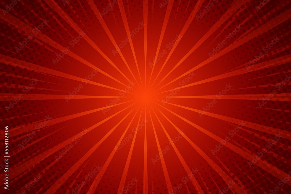 red comic background Stock 일러스트레이션 | Adobe Stock