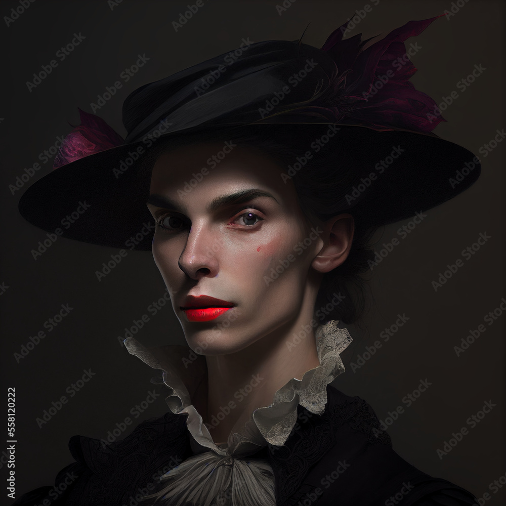 Vampire Witch Transgender Trans Woman Roleplaying DND Character Concept ...