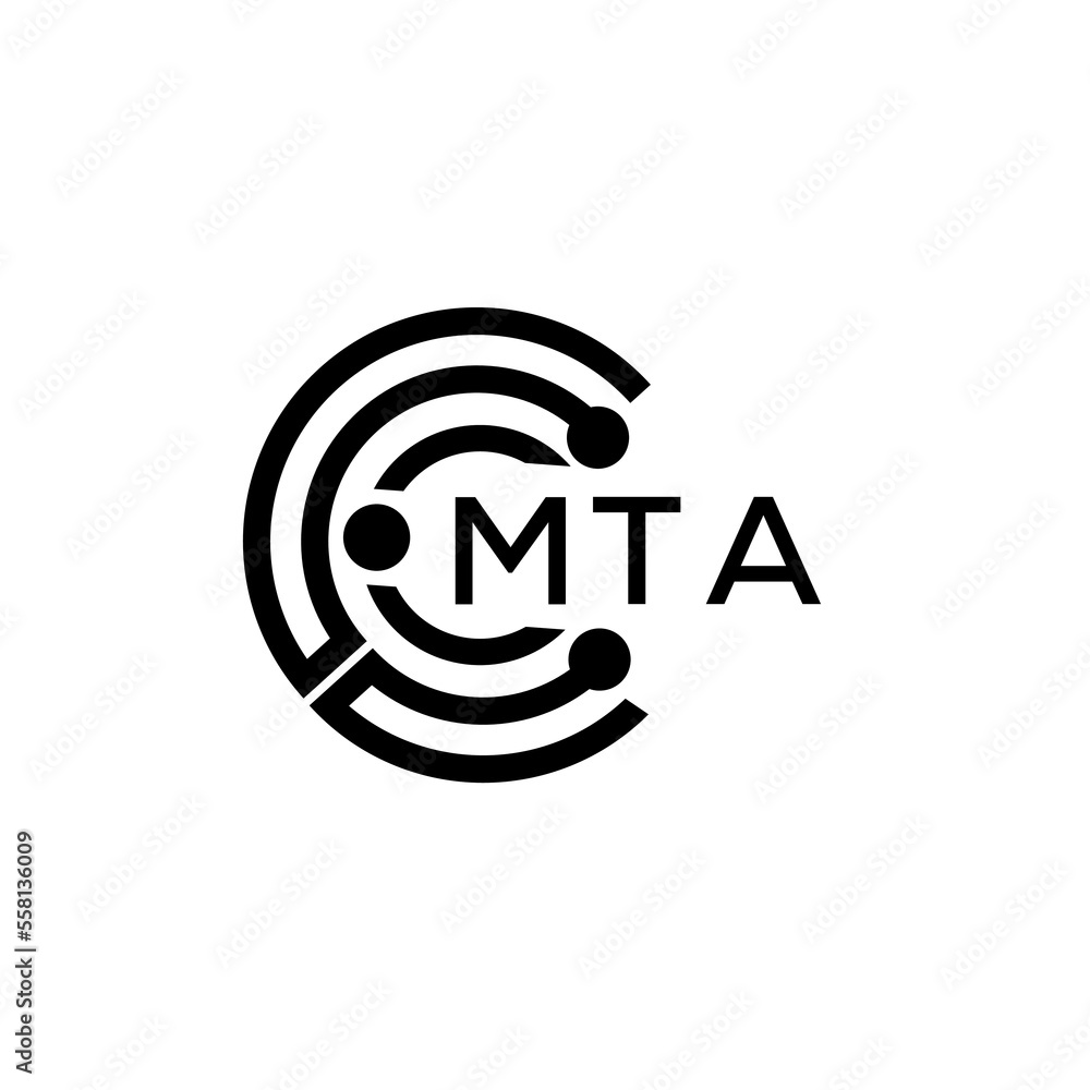 MTA letter logo design.MTA creative initials monogram vector letter ... MTA letter logo design.MTA creative initials monogram vector letter ...