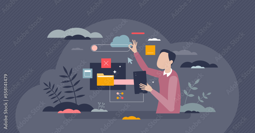 Human computer interaction with smart design layout adjustment and ...