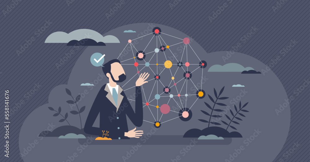 Knowledge graph with logic reason connections and tiny person concept ...