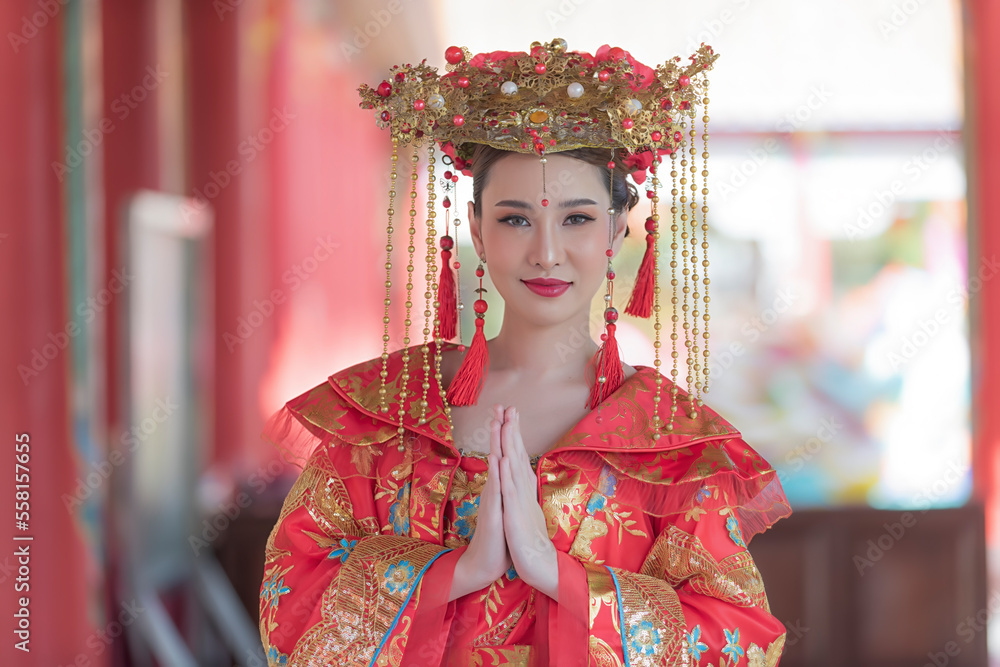 portrait of a woman. person in traditional costume. woman in ...
