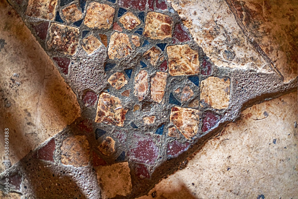Byzantine mosaics on the floor of St. Nicholas Church Demre, Turkey ...