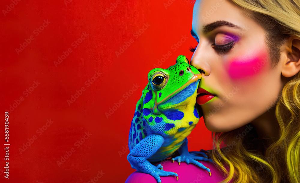 An urban, modern, contemporary princess who kisses a little frog who ...