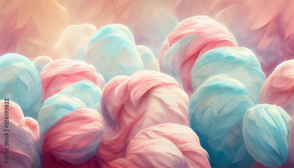 Cotton Candy Colored Background