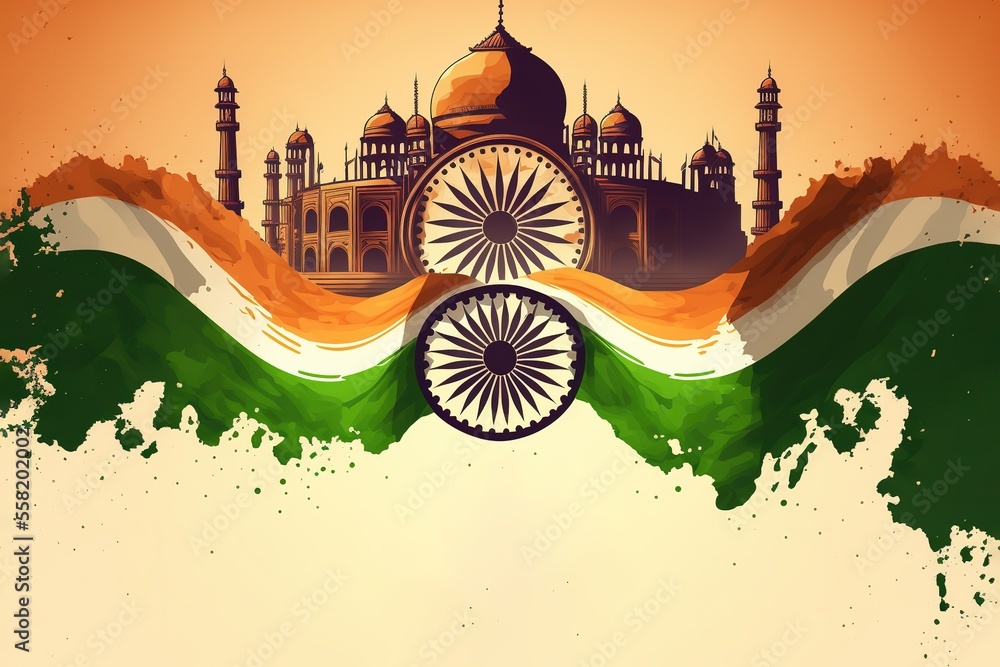 Indian Republic Day celebration stock illustration Republic Day, India ...