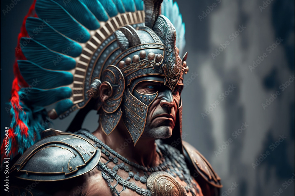 Maya warrior, Aztec, Incas, ancient man illustration, ancient ...