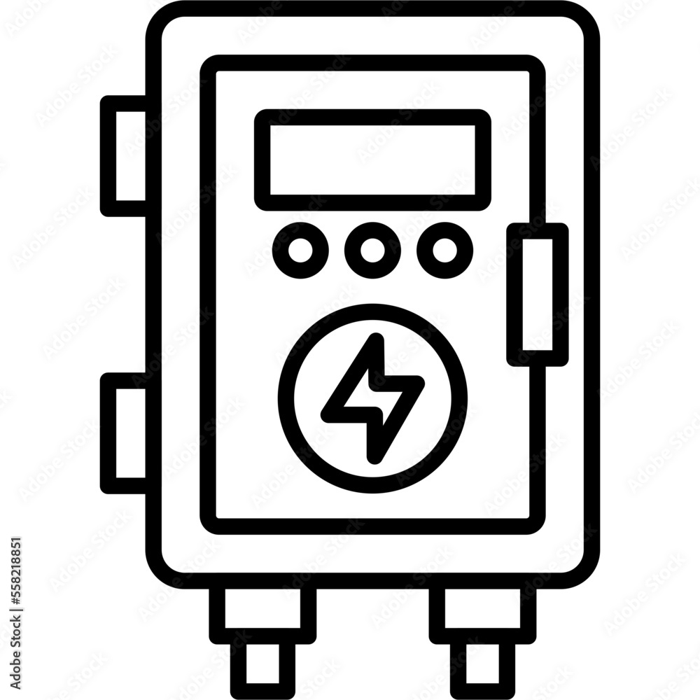 Fuse Box Icon Stock Vector | Adobe Stock