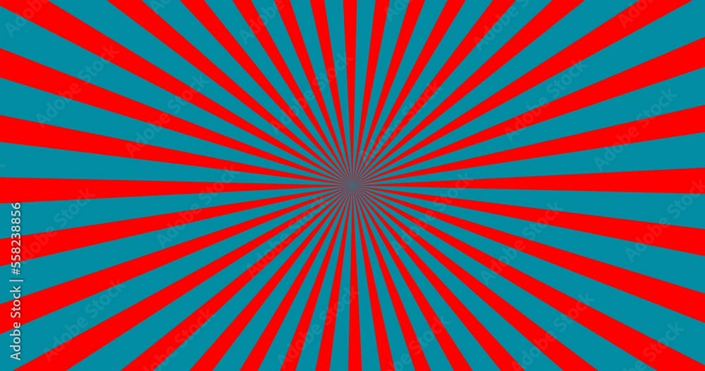 background with sun rays. radial rising sun burst loop. geometric art ...